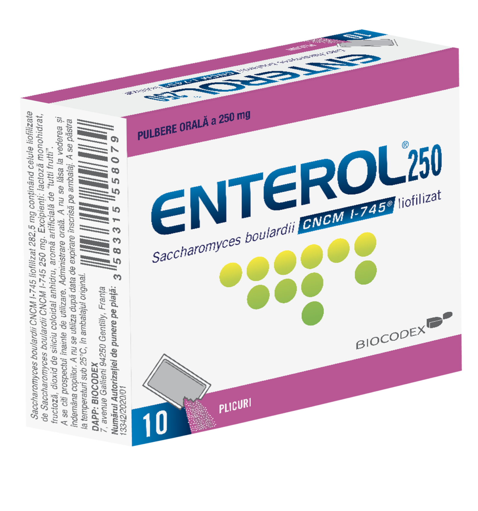 Plicuri Enterol 250mg x10 - Biocodex România